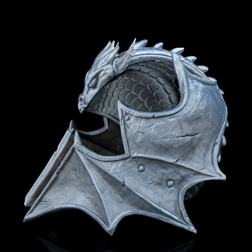 🪖 Dragonkeeper Knight Helmet・ STL File for 3D printing・Cults