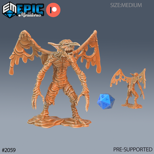 🎲 Mud Mephit ‧ DnD Miniature ‧ Tabletop Miniatures ‧ Gaming Monster ...