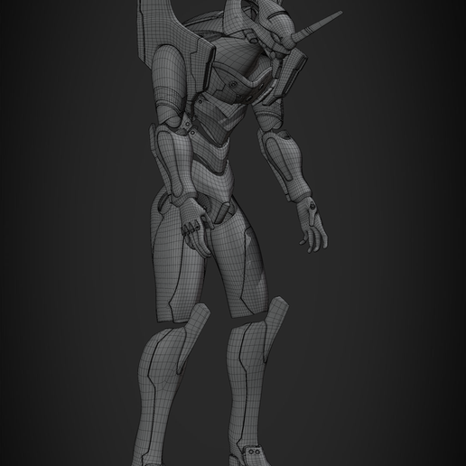 🤓 Evangelion EVA-01 Full Armor for Cosplay・ 3D File for 3D printing・Cults