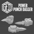 👊 Power Punch Dagger・Free STL File for 3D printing・Cults
