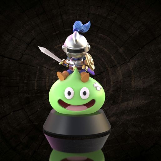 🐉 SLIME KNIGHT - DRAGON QUEST FANART・ STL File for 3D printing・Cults