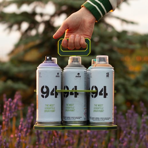 🥫 MTN Montana Spray Can Caddy・ 3MF File for 3D printing・Cults