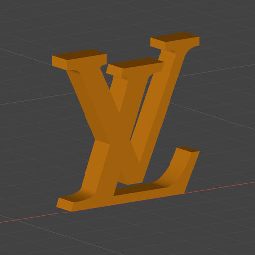 🪞 louis vuitton lv brand decor・ STL File for 3D printing・Cults