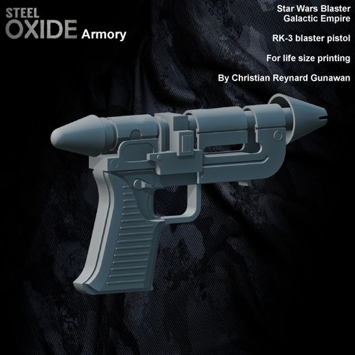 Thraw's RK-3 blaster.・ STL File for 3D printing・Cults