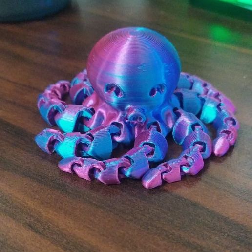 🐙 Cute Mini Octopus・3D Print with the Creality Ender 3 V2-Neo 3D ...