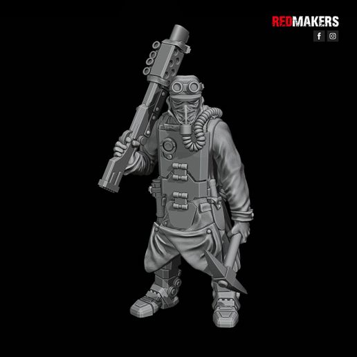 💂 Death Squad Engineers of the Imperial Force・ 3D File for 3D printing ...