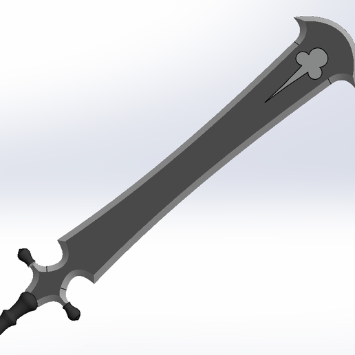 🗡️ Asta Sword - Metsuma (Black Clover)・ STL File for 3D printing・Cults