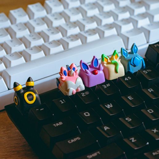 ⌨️ Eeveelutions v2 Keycaps - Mechanical Keyboard・ STL File for 3D ...