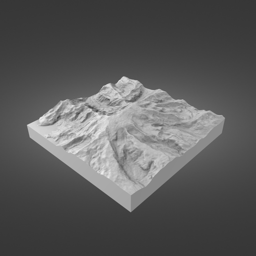 STL file SIERRA NEVADA VOLCANO (ARAUCANIA, CHILE) 🌋 ・3D printable model ...