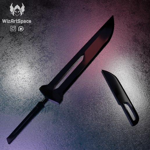 🗡️ Bleach Cosplay - Ichigo Zangetsu Sword・ 3D File for 3D printing・Cults