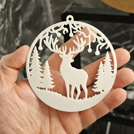 3D printer Christmas ornament 12 • made with Creality V3-KE・Cults