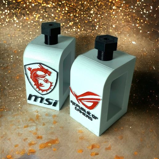 STL file GPU Support Msi, Asus 🔧 ・3D printable model to download・Cults