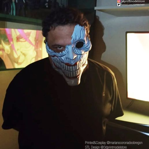 3D printing Dandadan Okarun Mask - Aira Shiratori Mask for Cosplay ...