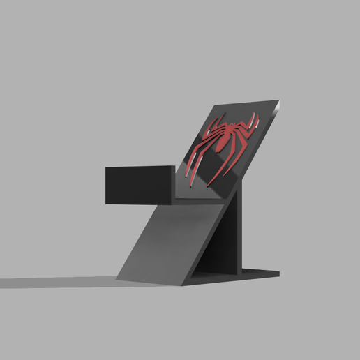 📞 Spider-Man Display Stand - Controller & Phone Holder・ STL File for 3D ...