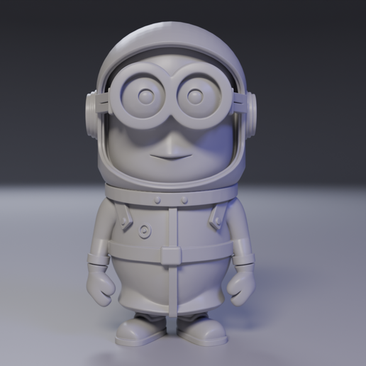 👹 Minion Astronaut・ 3D File for 3D printing・Cults