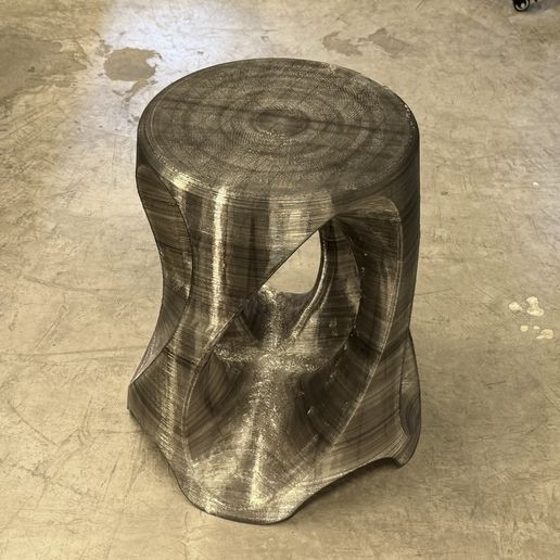 🪑 FlowForm Stool・Free STL File for 3D printing・Cults
