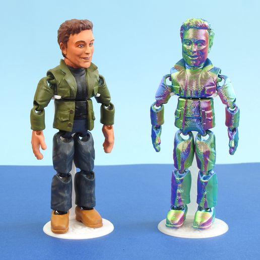 👫 Elon Musk 3D Print In Place Action Figure・Free STL File for 3D ...