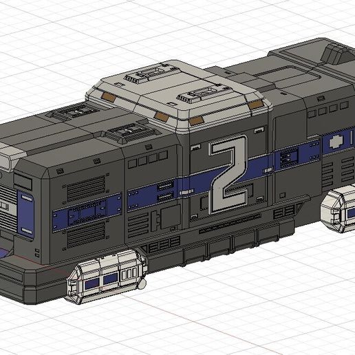 🚆 Supertrain no2・Free STL File for 3D printing・Cults