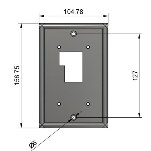 💍 Ring Video Doorbell Adapter Plate (2nd Generation)・ STL File for 3D ...
