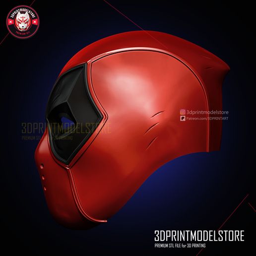 🐚 Kidpool Face Shell Mask - Deadpool and Wolverine - Marvel Cosplay・ 3D ...