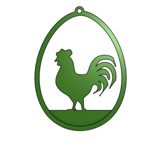 🐓 Easter rooster decoration・Free STL File for 3D printing・Cults