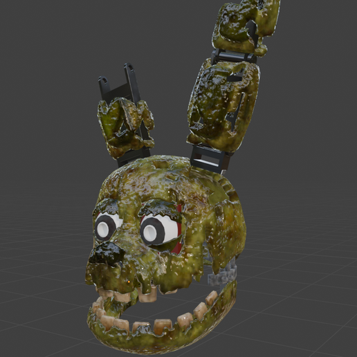 🪖 Springtrap Poseable Helmet Five Nights at Freddy's・ STL File for 3D ...