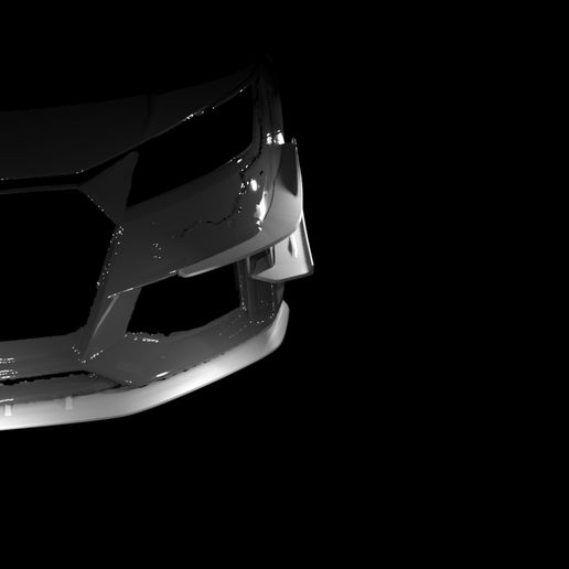 🚗 Audi TTRS LIP SPOILER front bumper 1/1・ STL File for 3D printing・Cults