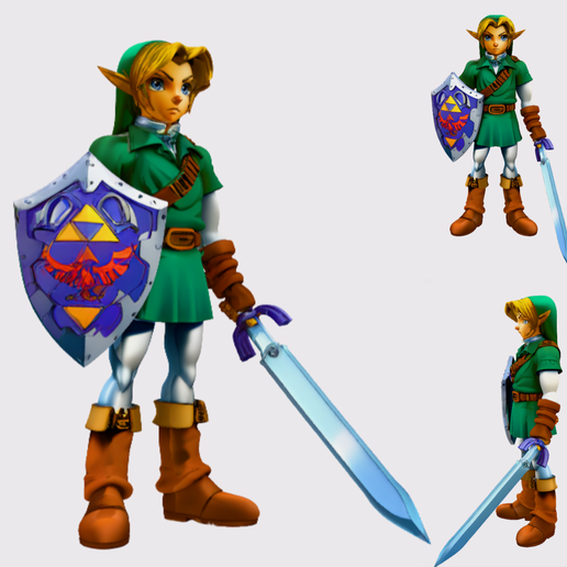 🔗 LINK ZELDA figure・ 3D File for 3D printing・Cults