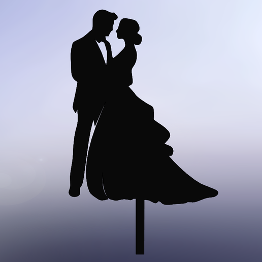 wedding cake topper template
