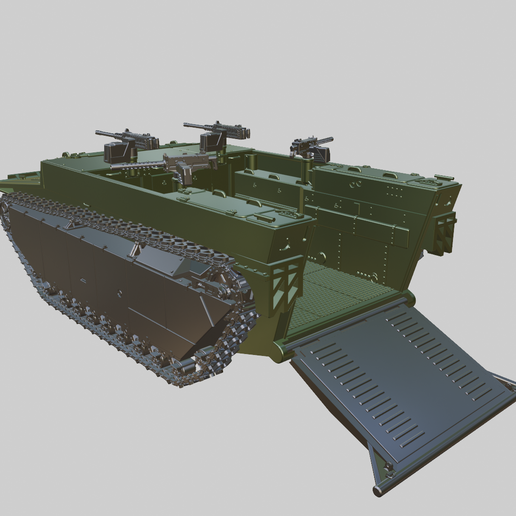 🚰 LVT-4 Water Buffalo (Amphibious, US, WW2)・ 3D File for 3D printing・Cults
