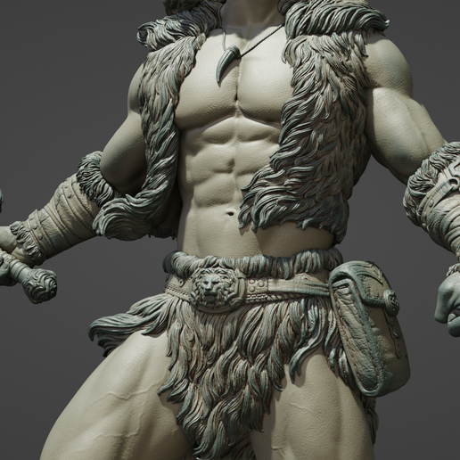 🗿 Thundarr statue 300mm stl for 3d printing・ STL File for 3D printing・Cults