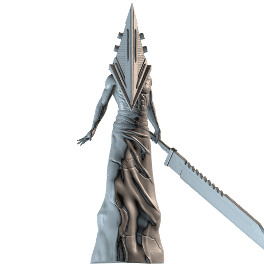 👾 pyramid head silent hill homecoming・ STL File for 3D printing・Cults