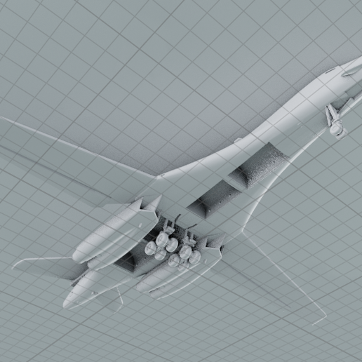 ️ Rockwell Boeing B-1 Lancer B-1B aircraft・ STL File for 3D printing・Cults