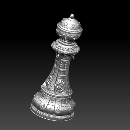 ♟️ Mechanical Chess Set – Precision 3D Printable OBJ Models・ OBJ File ...