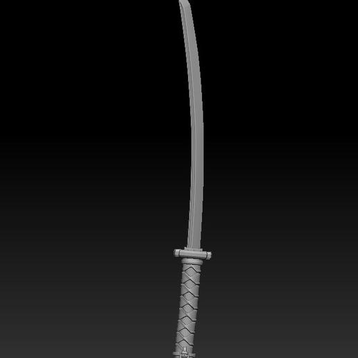 🤏 small katana for resin print・ STL File for 3D printing・Cults
