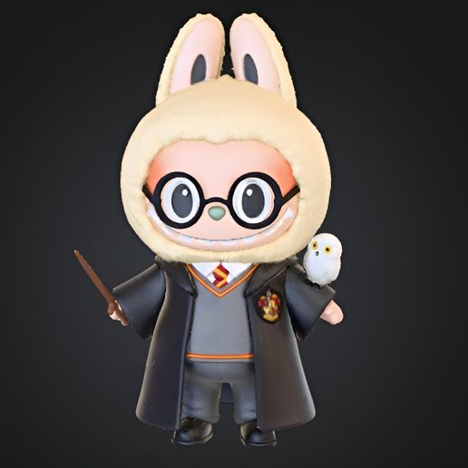 🪄 Harry Potter Inspired Labubu Figurine Toy・ STL File for 3D printing・Cults