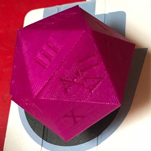 1d20 de participación impreso en 3D・Cults