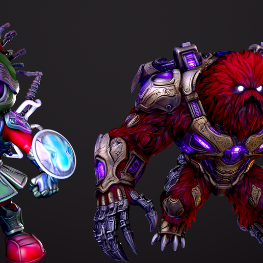 🪖 Looney Multiverse Pack: Wile E. Loki, Marvin Chitauri & Gossamer Tank ...