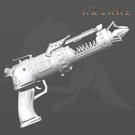 🔫 Jinx Zapper Gun from Arcane Season 2 (League of Legends) Powder stl ...