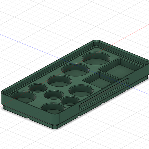 🎨 Paint Brush Holder and Mixing Tray・ STL File for 3D printing・Cults