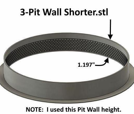 👽 N Scale Turntable Part 4 -- Pit Walls・Free 3D File for ・Cults