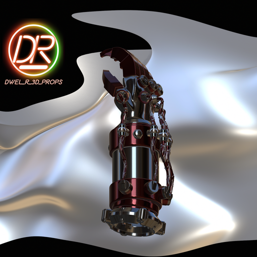 💪 Mech Hellboy Arm・ STL File for 3D printing・Cults