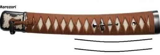 STL file Morozori Tsuka, Katana Griff für traditionelle Wicklung Tsuka ...