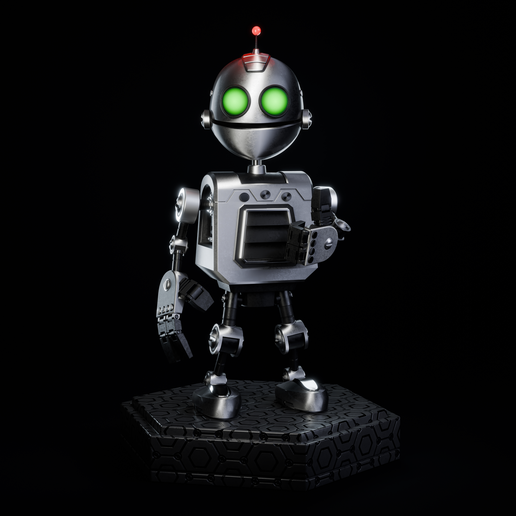 STL file Clank Custom pose 1 (Ratchet&Clank series) 🤖 ・3D printing ...