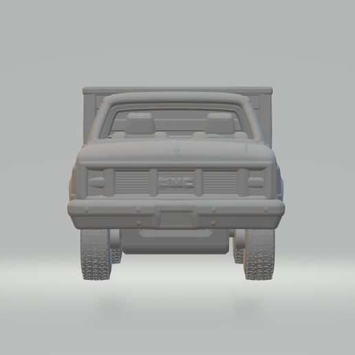 STL file gmc sierra trcuk 🚚 ・Template to download and 3D print・Cults