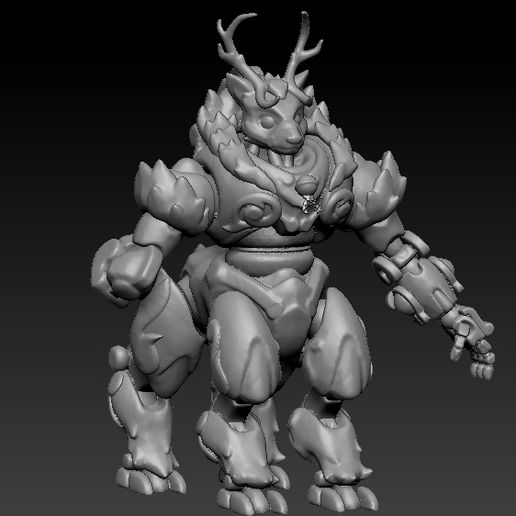 👾 OW Orisa raindeer・ STL File for 3D printing・Cults