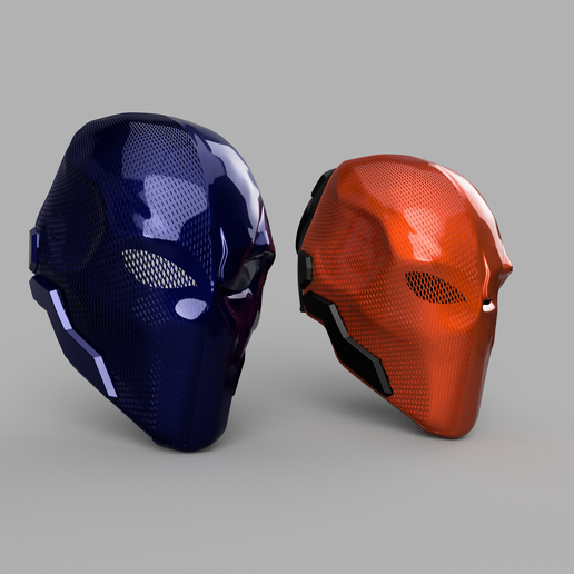 3MF file Deathstroke Helmet 🪖 ・3D printing idea to download・Cults