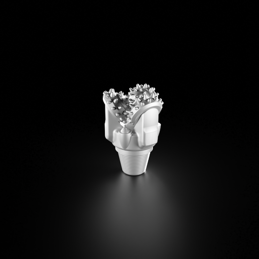 🏛️ Tri-Cone Drill Bit・ STL File for 3D printing・Cults