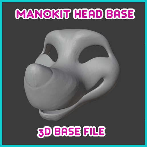 🗿 3D Printable Manokit Fursuit Base・ STL File for 3D printing・Cults