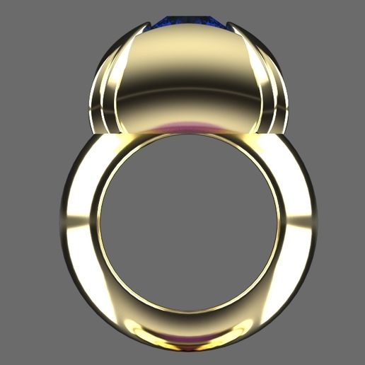 💍 Invisibly Settable Ring・ STL File for 3D printing・Cults